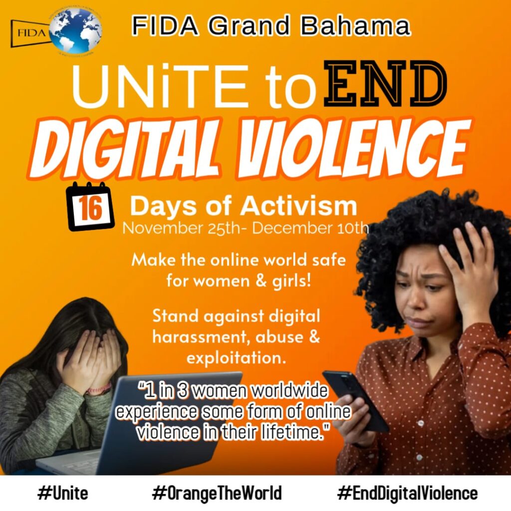 Standing United: FIDA Grand Bahama Supports 16 Days of Activism – FIDA