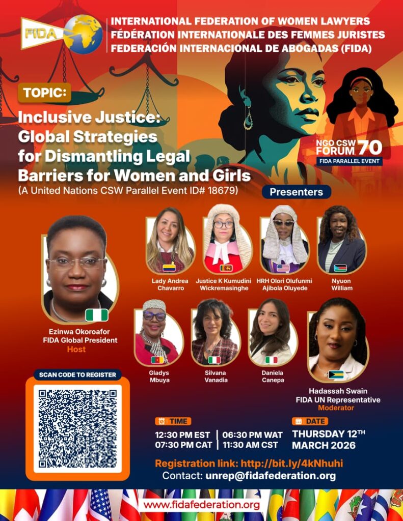 FIDA – International Federation of Women Lawyers (IFWL) in Spanish ...